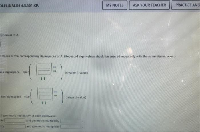 Solved LINEAR ALGEBRANEED HELP ASAPConsider the following | Chegg.com