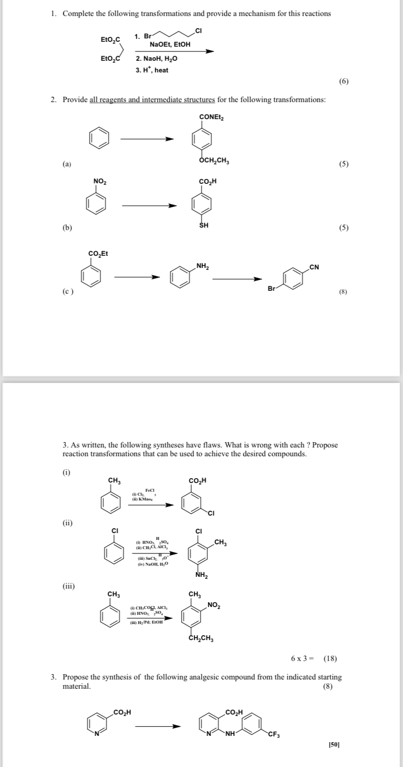 Solved Complete the following transformations and provide a | Chegg.com