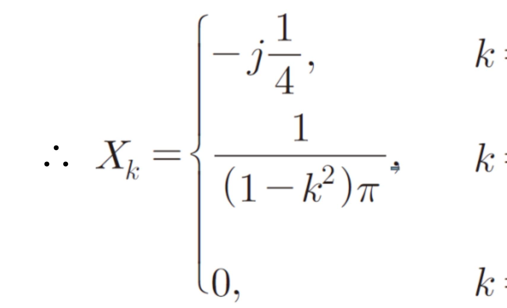 Solved Xk is fourier series coefficient of half wave | Chegg.com