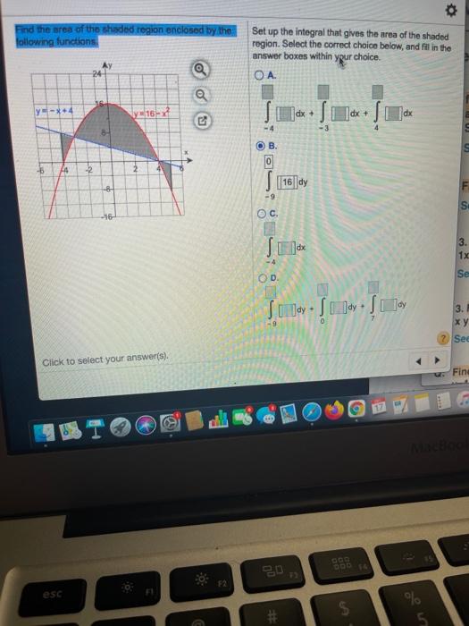 Solved Find the area of the shaded region enclosed by the | Chegg.com