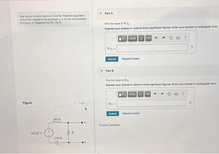 Solved Uso source transtormations to find the. Thevenin | Chegg.com
