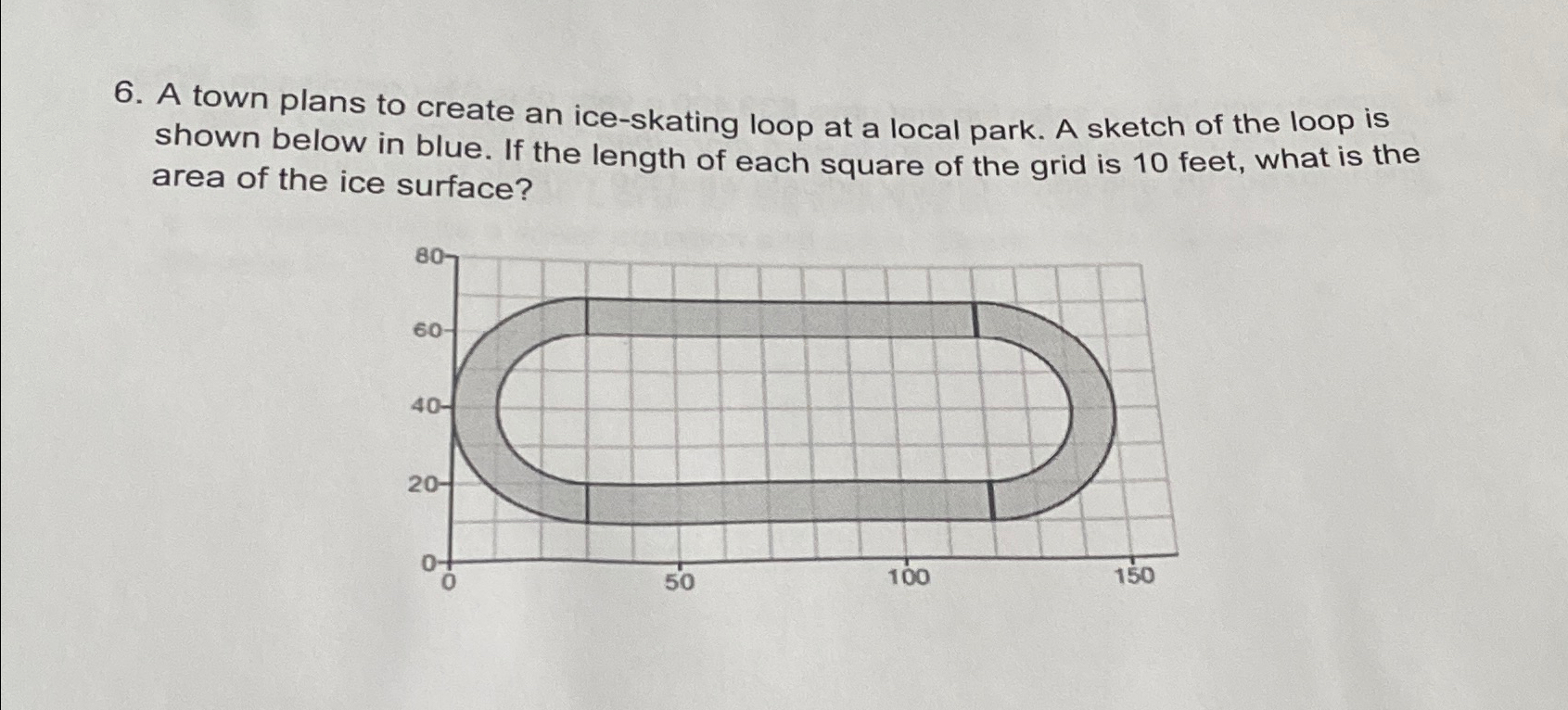 Solved A town plans to create an ice-skating loop at a local | Chegg.com