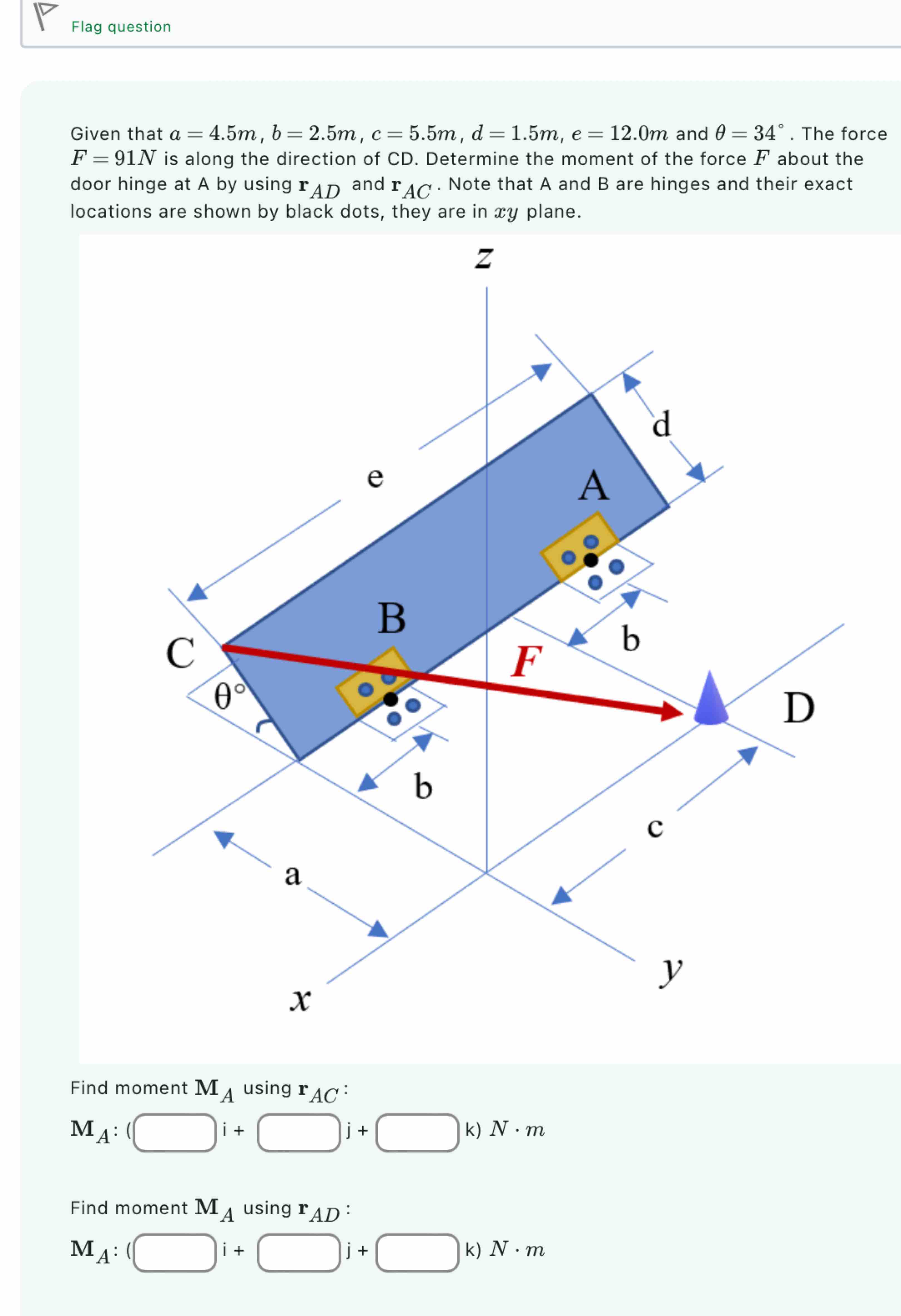 Solved Flag questionGiven that | Chegg.com
