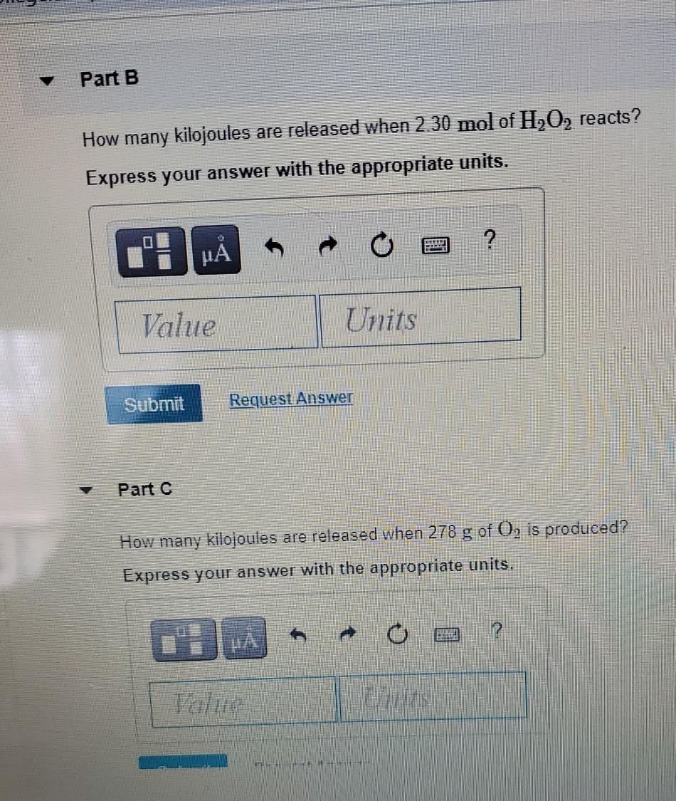Solved When hydrogen peroxide (H2O2) is used in rocket | Chegg.com