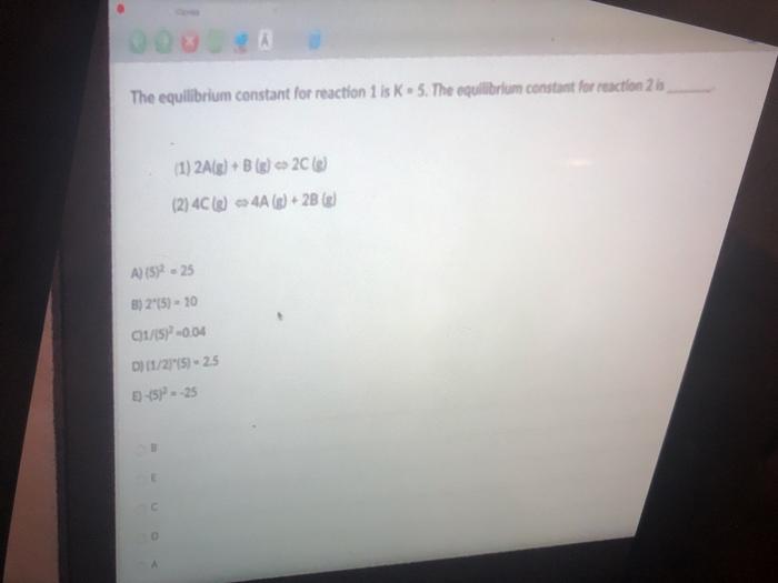 Solved Consider the following exothermic reaction at | Chegg.com