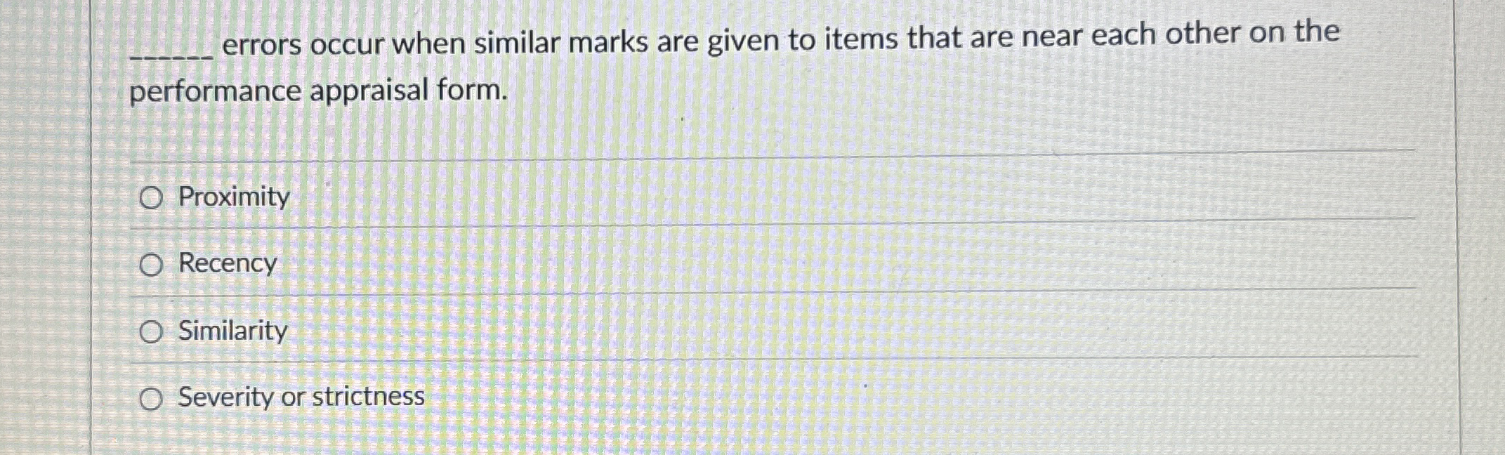 Solved q, ﻿errors occur when similar marks are given to | Chegg.com