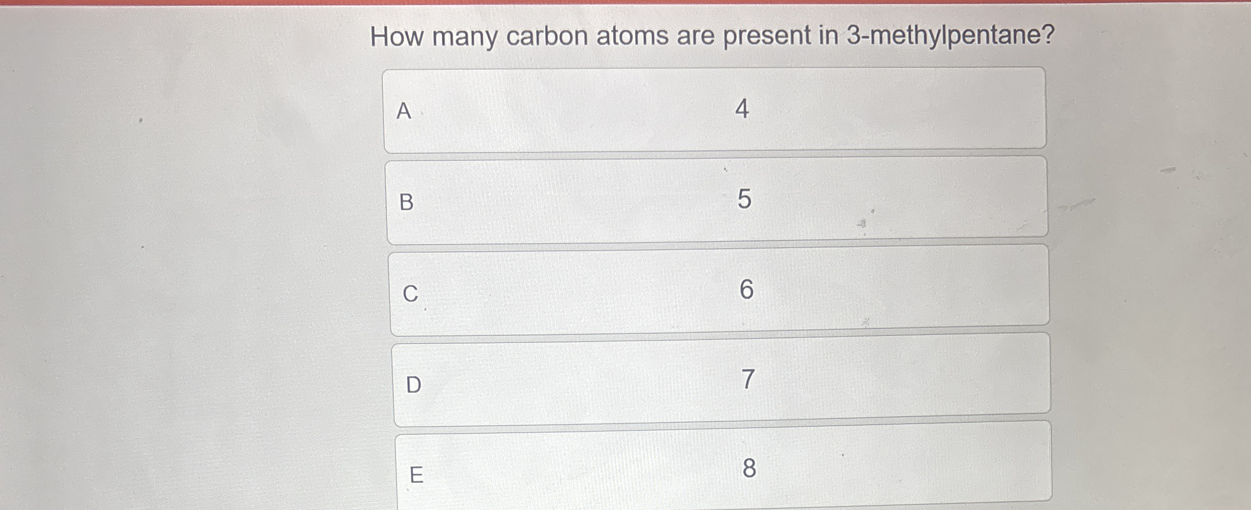 How many carbon atoms are present in | Chegg.com