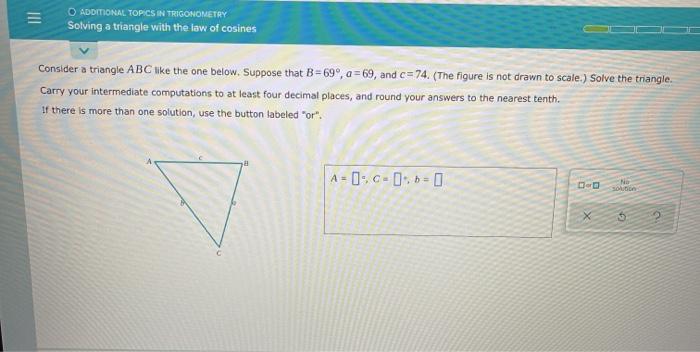 Solved III O ADDITIONAL TOPICS IN TRIGONOMETRY Solving a | Chegg.com