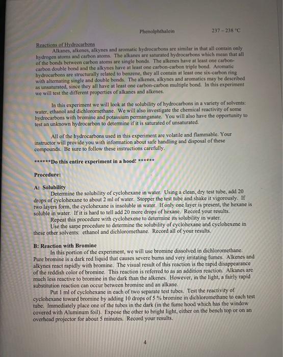 Solved Use this procedure to determine the boiling point of | Chegg.com