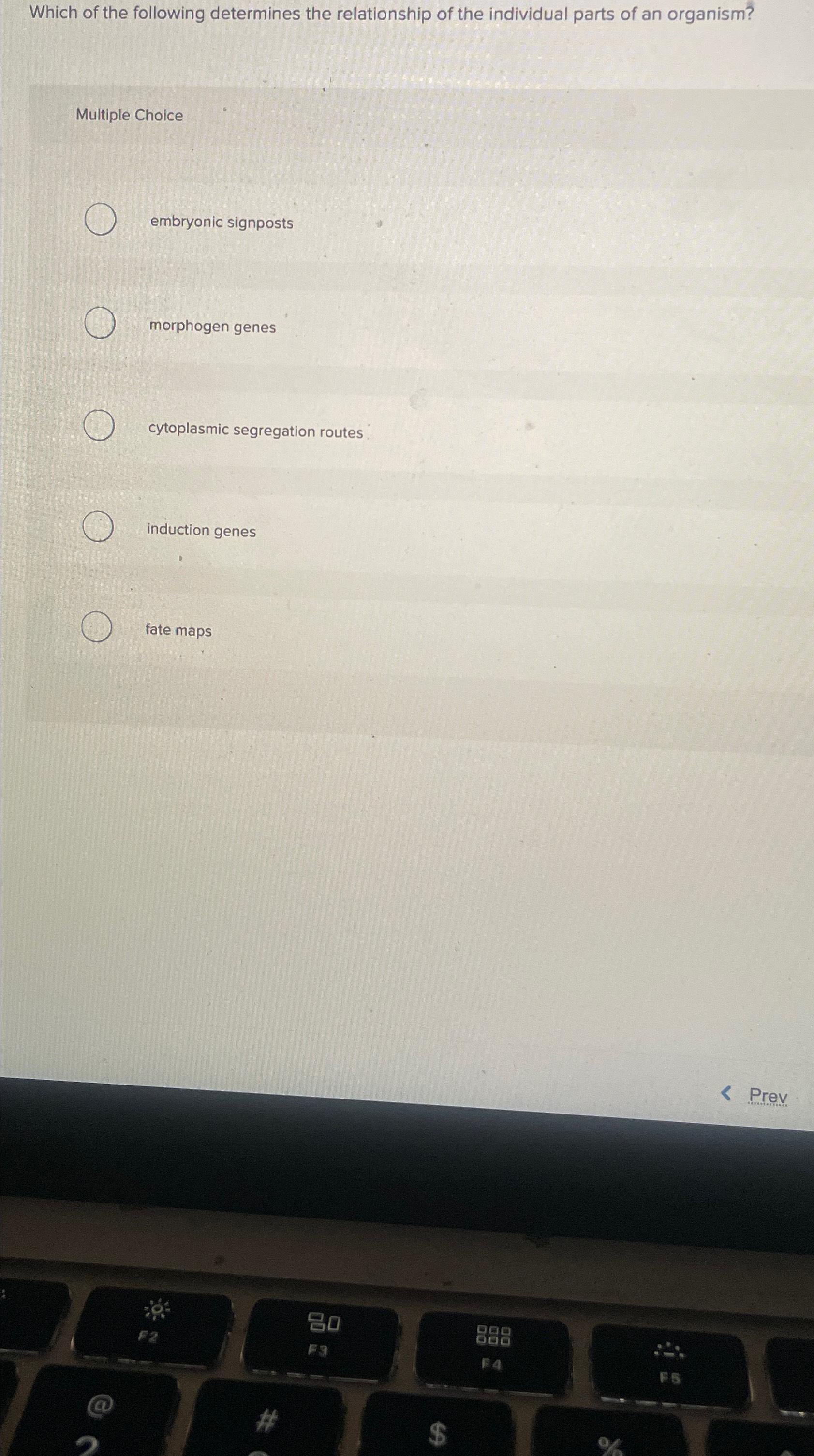 Solved Which of the following determines the relationship of | Chegg.com