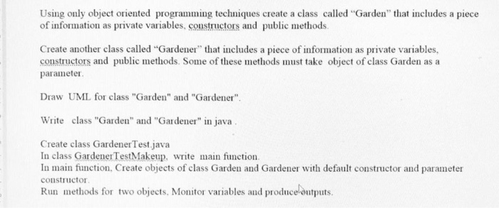 Solved Using Only Object Oriented Programming Techniques 2748