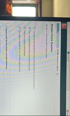 Solved MrCrowK-H\geoquad и.Hi of 33 ﻿Concepts | Chegg.com