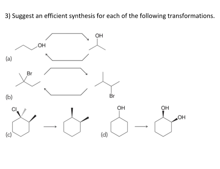 Solved Suggest an efficient synthesis for each of the | Chegg.com