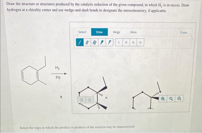 Solved Draw the structure or structures produced by the | Chegg.com