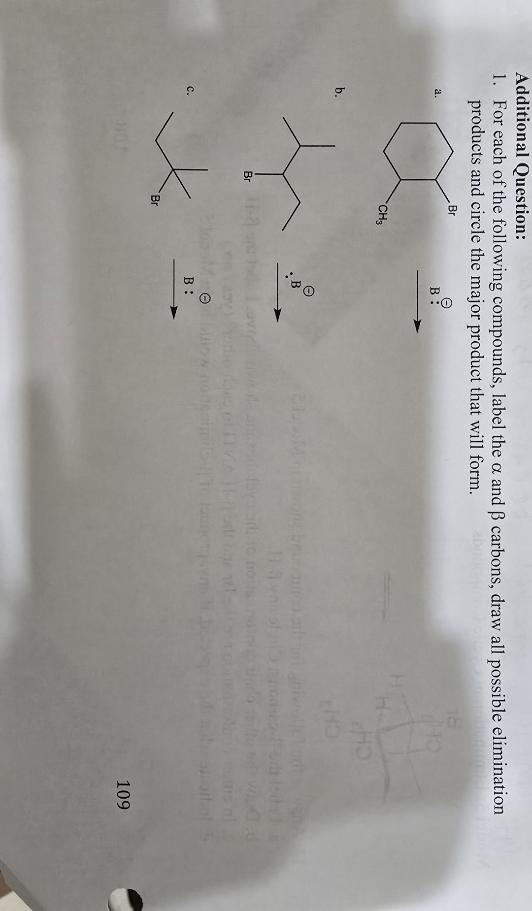 Solved Additional Question:For each of the following | Chegg.com
