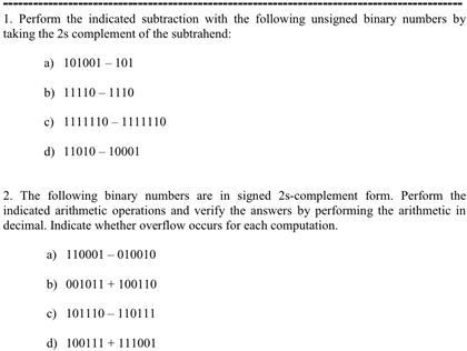 Perform the indicated subtraction with the following | Chegg.com