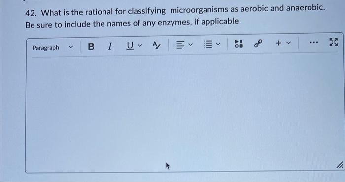 Solved 42. What is the rational for classifying | Chegg.com