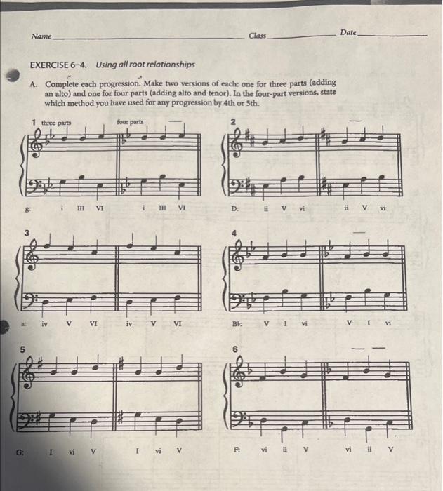 EXERCISE 6-4. Using all root relationships | Chegg.com