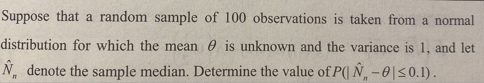 Solved Suppose that a random sample of 100 ﻿observations is | Chegg.com