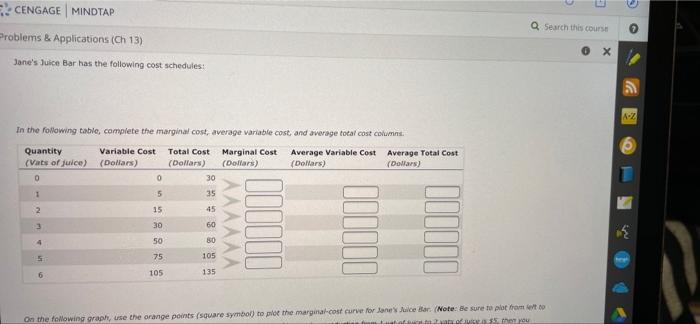 Solved CENGAGE MINDTAP Problems & Applications (Ch 13) Q | Chegg.com