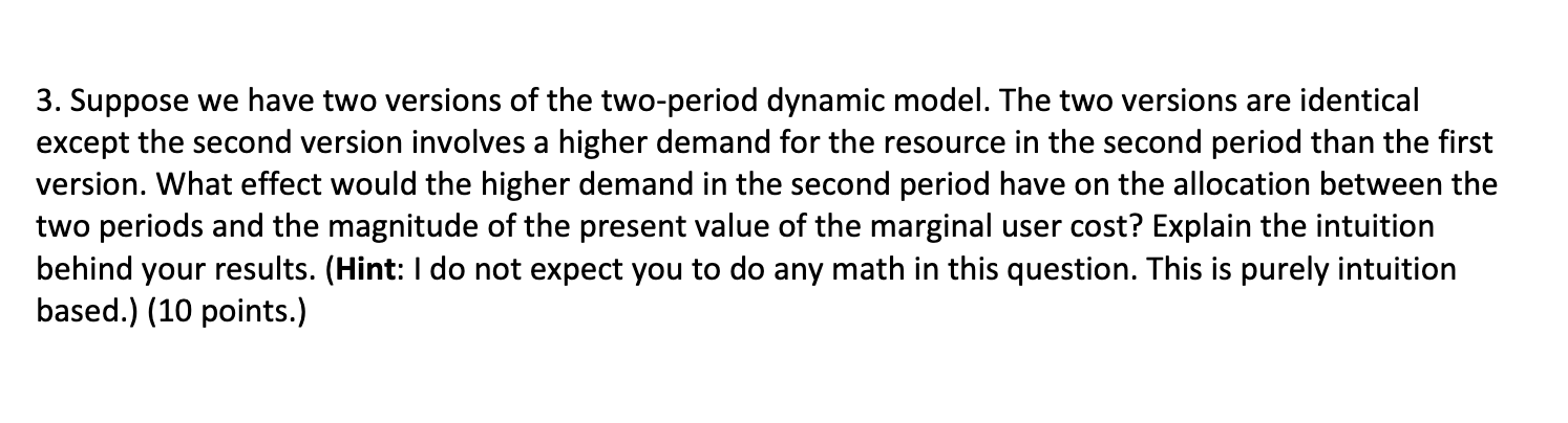 Solved Suppose we have two versions of the two-period | Chegg.com