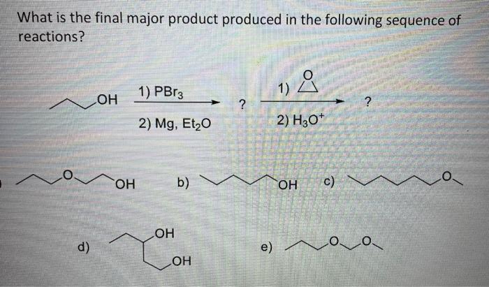 Solved What is the major mono-substituted product formed in | Chegg.com
