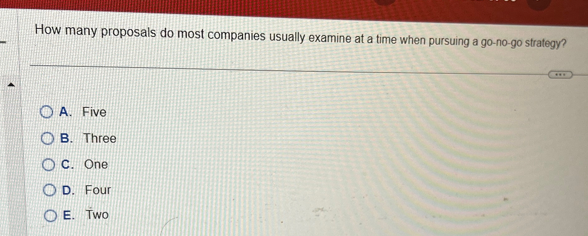 Solved How many proposals do most companies usually examine | Chegg.com