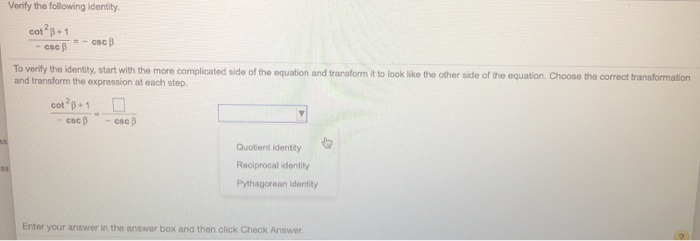 Solved 1 - cos 0 Verify the identity + sino = 2 csco 1 - | Chegg.com