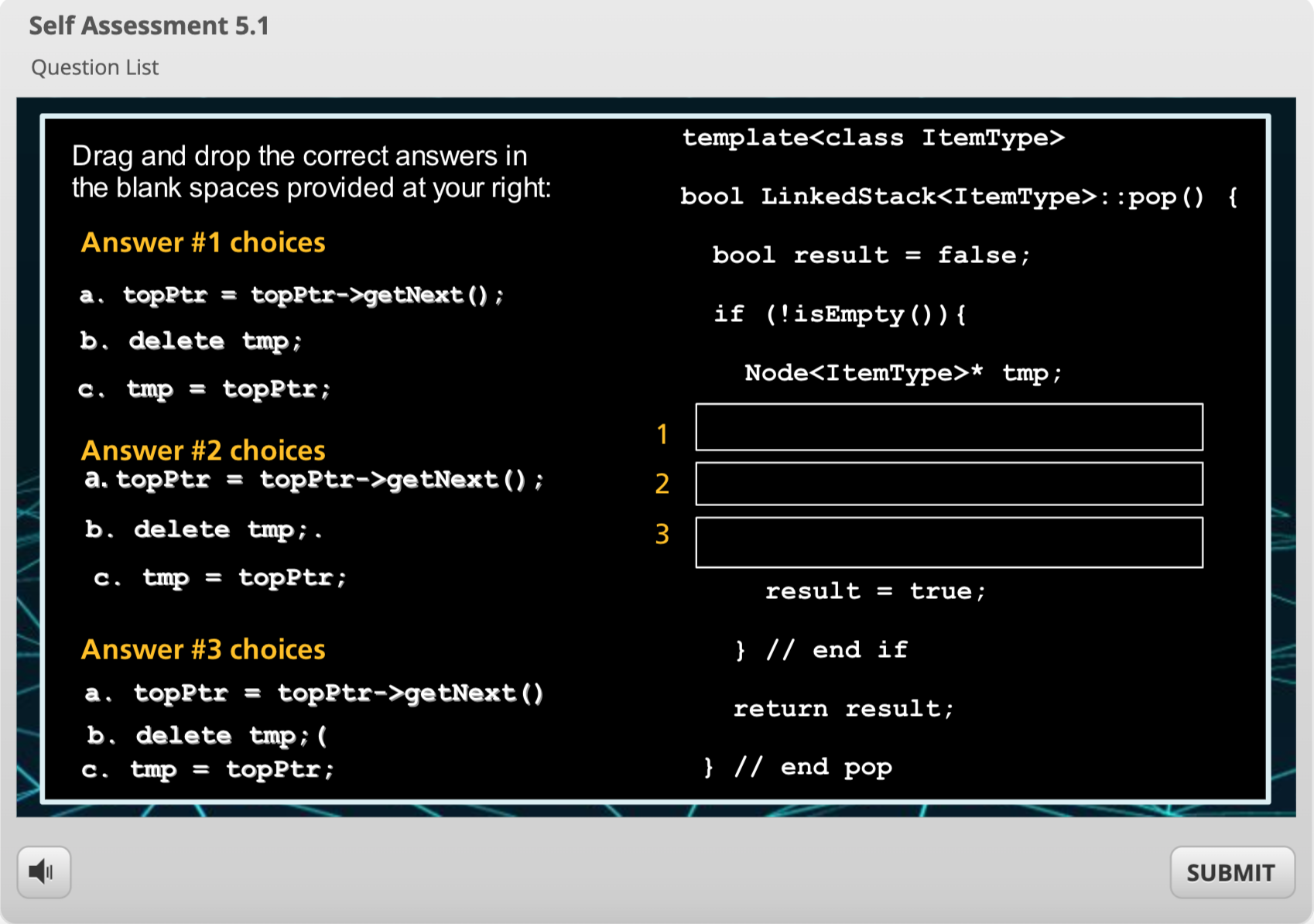 Solved Drag and drop the correct answers inthe blank spaces | Chegg.com