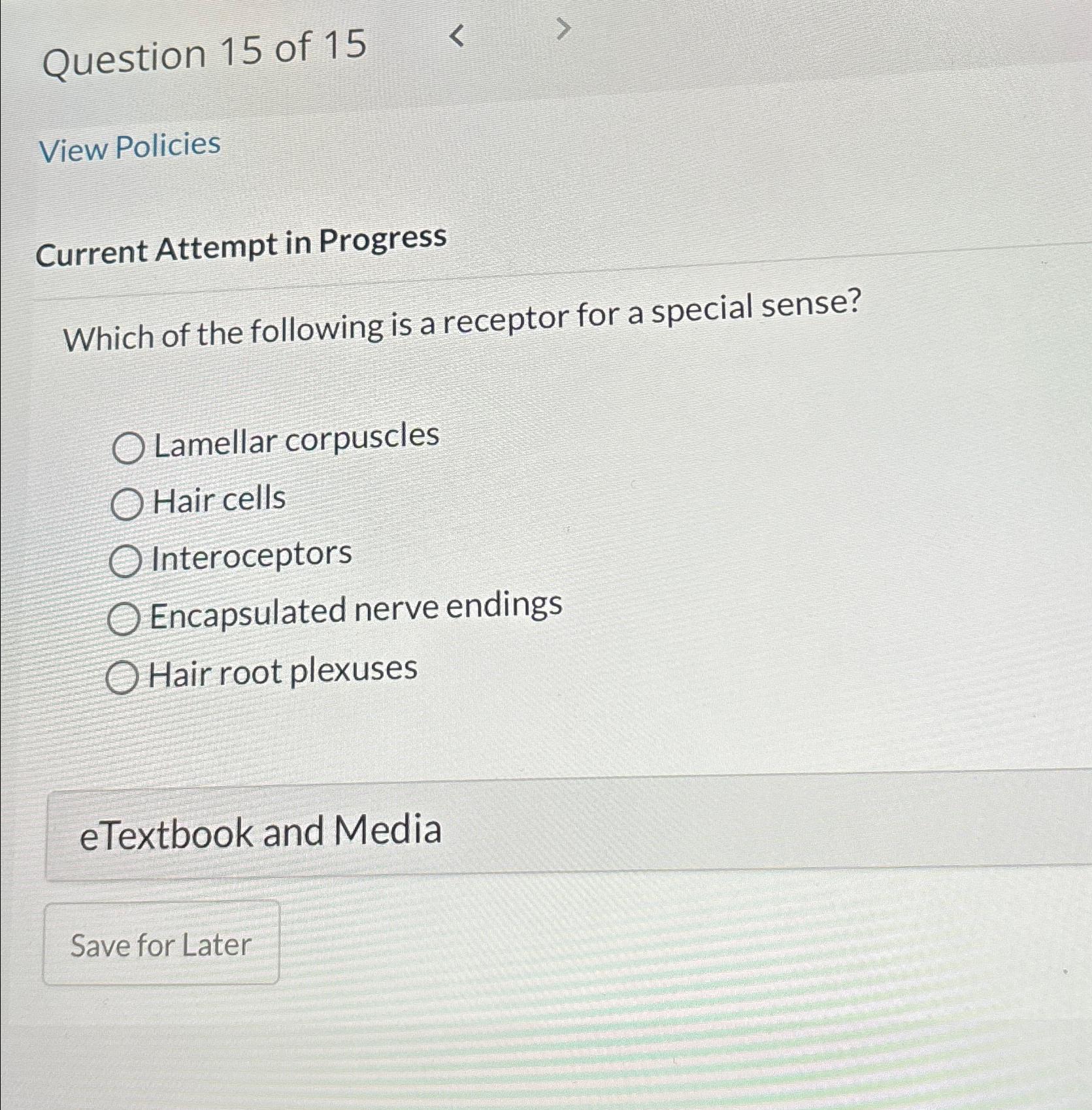 Solved Question 15 ﻿of 15View PoliciesCurrent Attempt in | Chegg.com