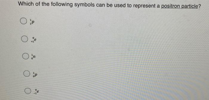 Solved Which of the following symbols can be used to | Chegg.com