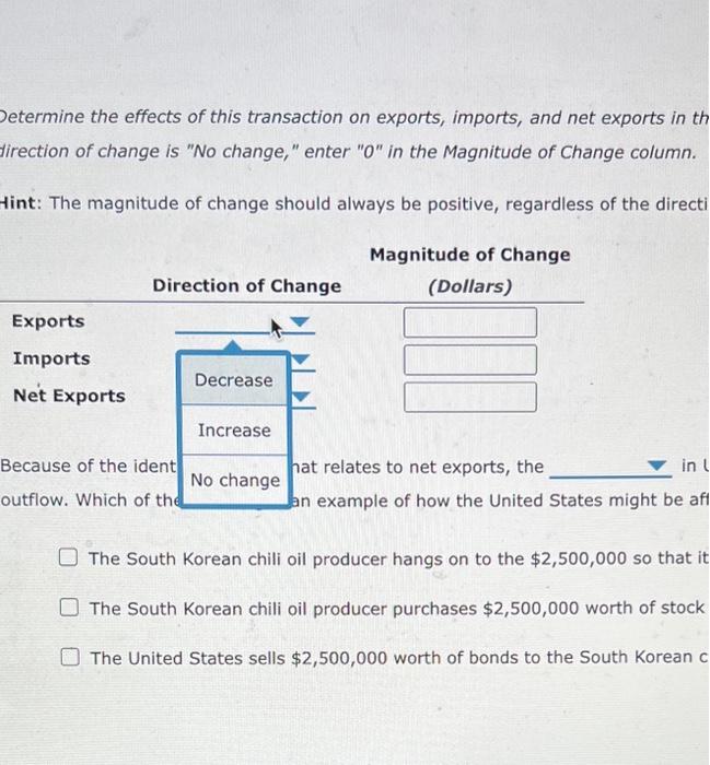 Solved 4. Net capital outflow and net exports An open | Chegg.com