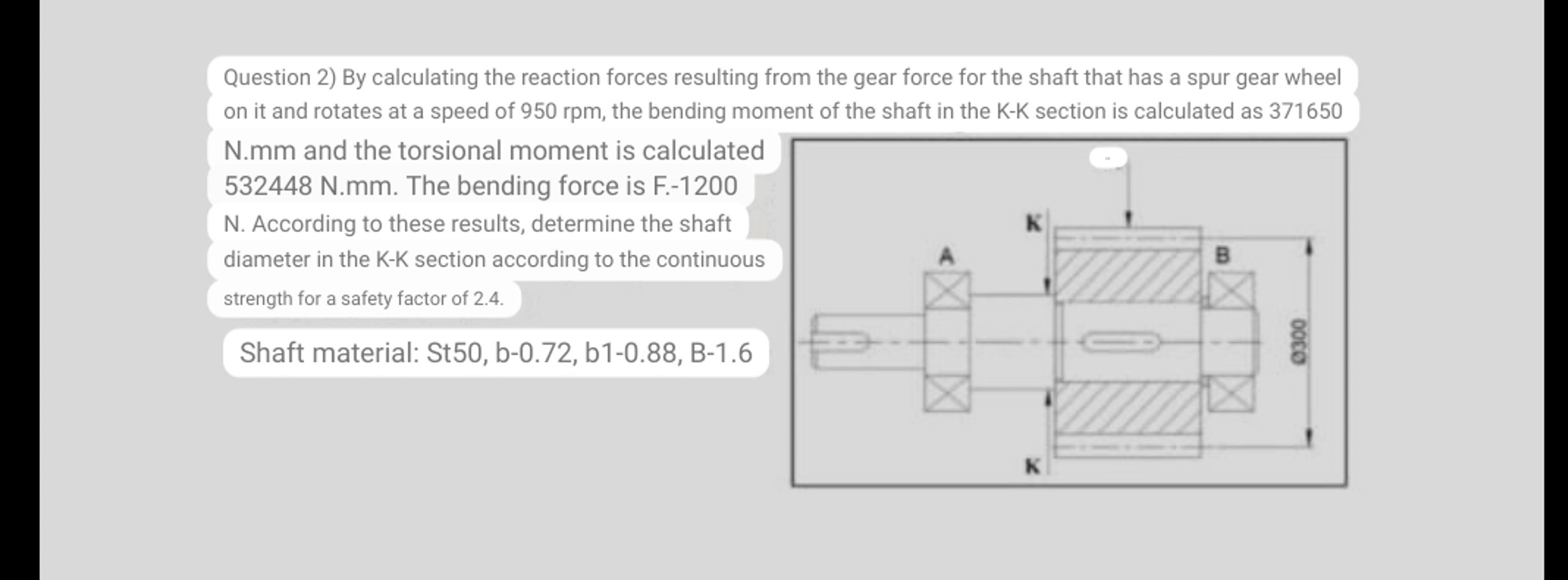 Solved Question 2) ﻿By calculating the reaction forces | Chegg.com