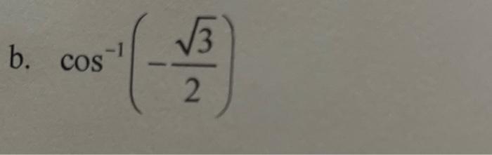 Solved cos−1(−23) | Chegg.com