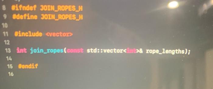 Solved . Given n ropes, find the minimum cost of connecting | Chegg.com