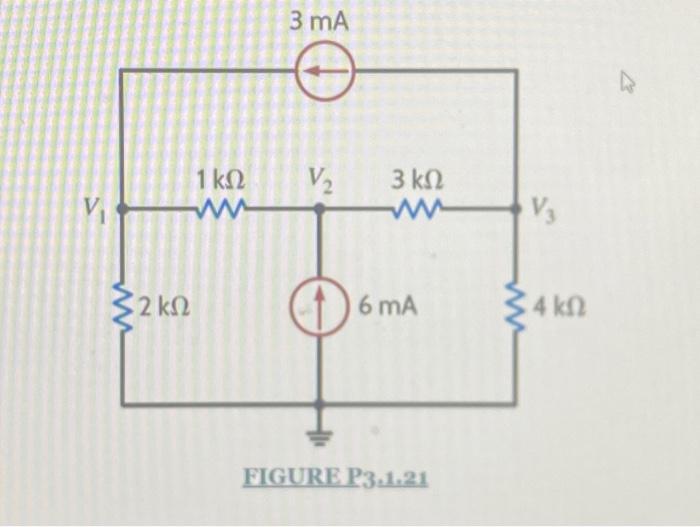 write the node equations for the circuit in matrix | Chegg.com