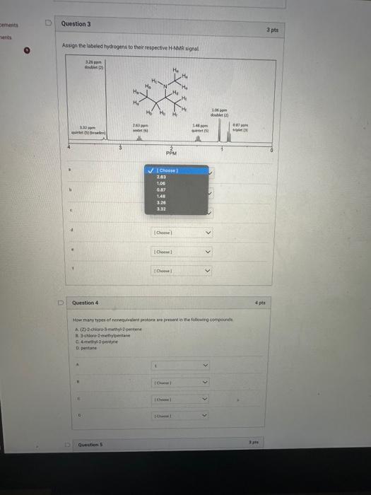 Solved Assign the labeled hydrogens to their respectve HNMR | Chegg.com