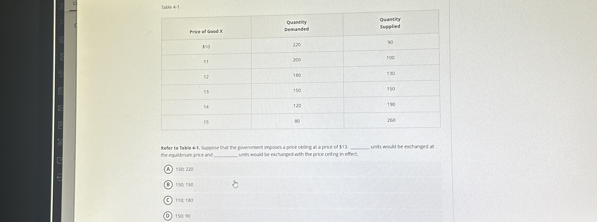 Solved Table 4-1\table[[Price of Good | Chegg.com Solved Table 4-1\table[[Price of Good | Chegg.com