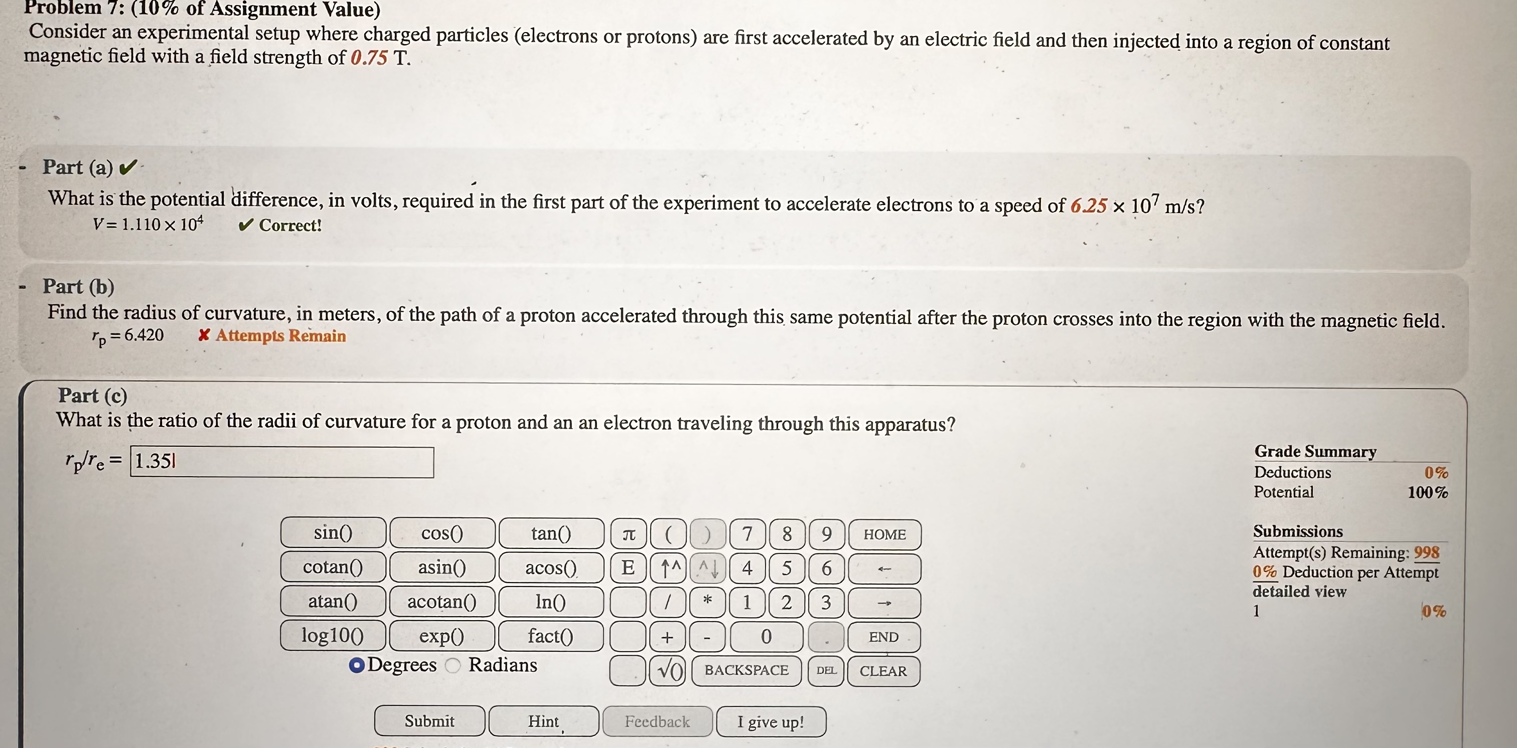 Solved Consider an ﻿experimental setup where charged | Chegg.com
