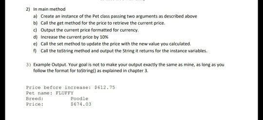 Solved Instructions Write a program that does the following: | Chegg.com