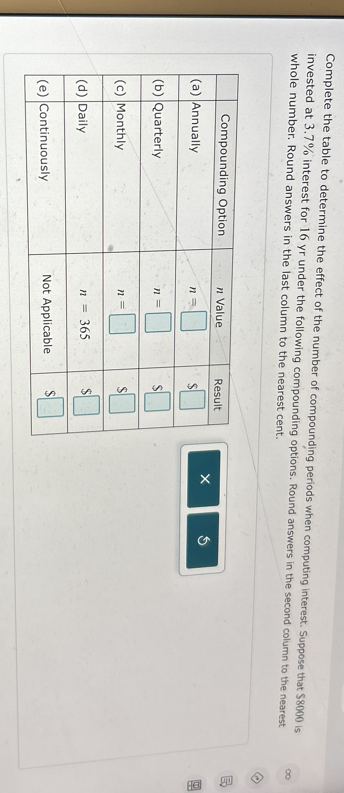 Solved by an EXPERT Complete the table to determine the effect of the | Chegg.com