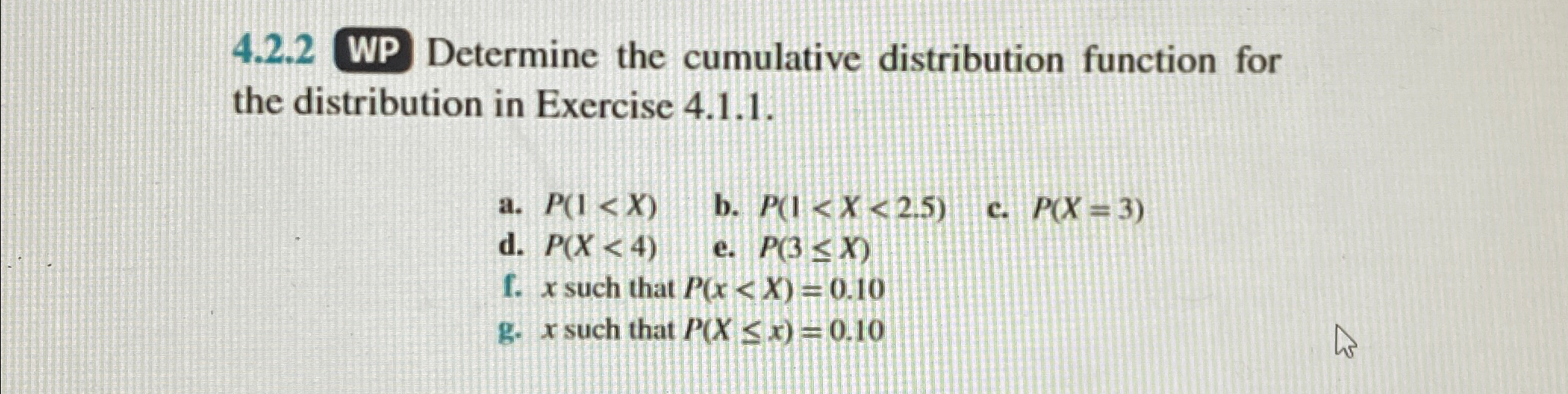 4 2 2 ﻿wp Determine The Cumulative Distribution