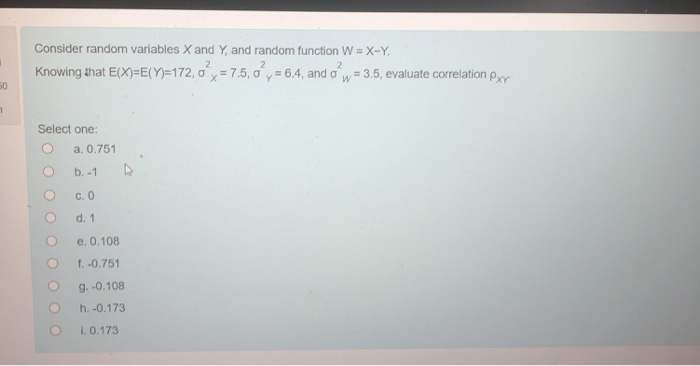 Solved Consider random variables X and Y, and random | Chegg.com