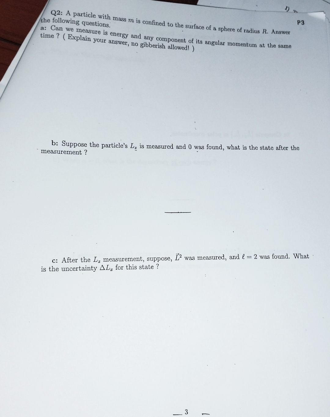 Solved Q2: A particle with mass m ﻿is confined to the | Chegg.com