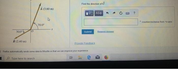 Solved Figure Part 8Use unit vectors to express the vector | Chegg.com