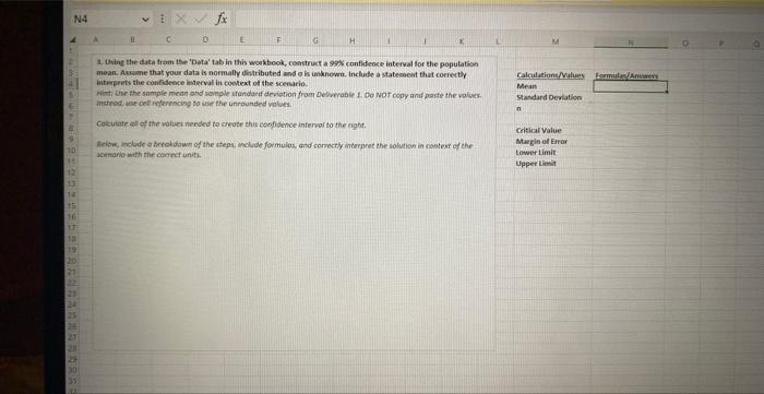Solved using excel it then asks for margin of error, lower | Chegg.com