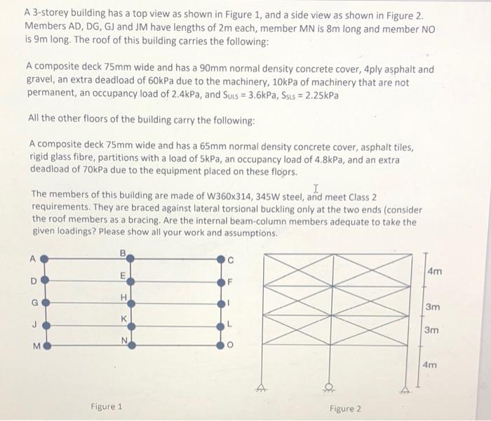 A 3-storey building has a top view as shown in Figure | Chegg.com