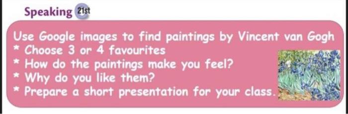 Write a short paragraph about the painting Vincent's | Chegg.com