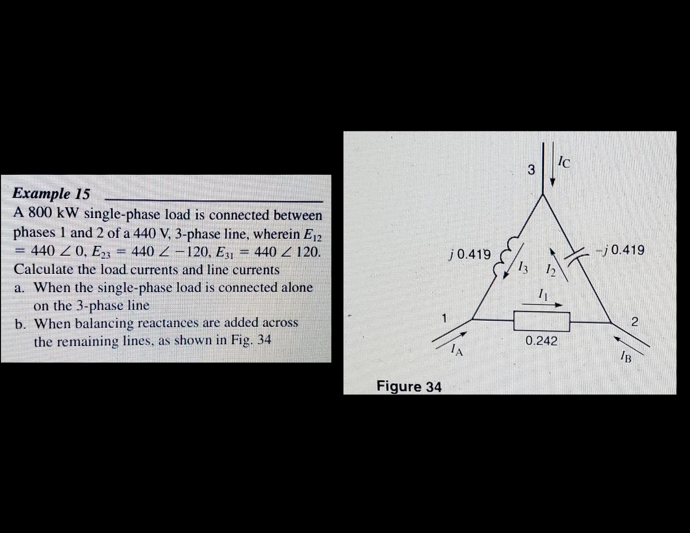 Solved lo 3 ; 0.419 --; 0.419 Example 15 A 800 kW | Chegg.com