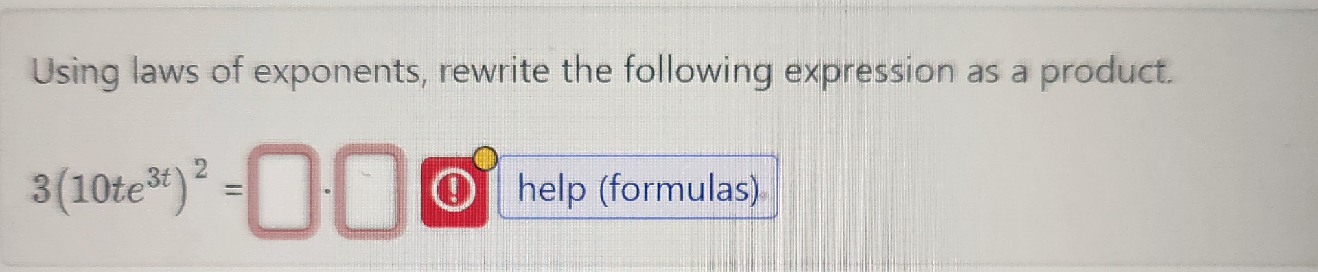 Solved Using laws of exponents, rewrite the following | Chegg.com